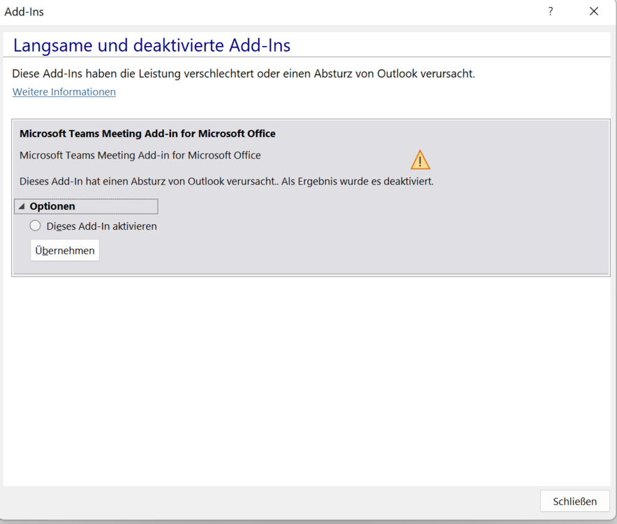 Microsoft Teams Meeting Add In L sst Sich Nicht Mehr Aktivieren Windows Forum Allgemein microsoft-teams-meeting-add-in-l-sst-sich-nicht-mehr-aktivieren-windows-forum-allgemein